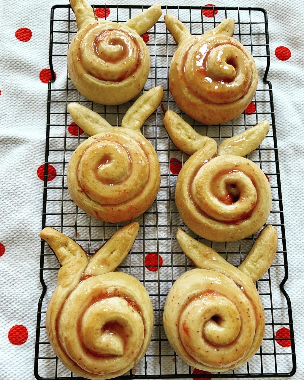 Let's Make Easy Adorable Strawberry Bunny Buns - Fab Food Flavors